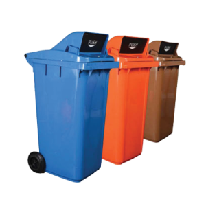 120L Recyle Bin c/w Turbo Lid - Superior Janitorial Supplies Sdn. Bhd.