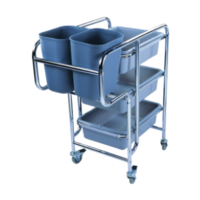 Housekeeping Trolley c/w Doors (Maid Trolley) - Superior Janitorial ...