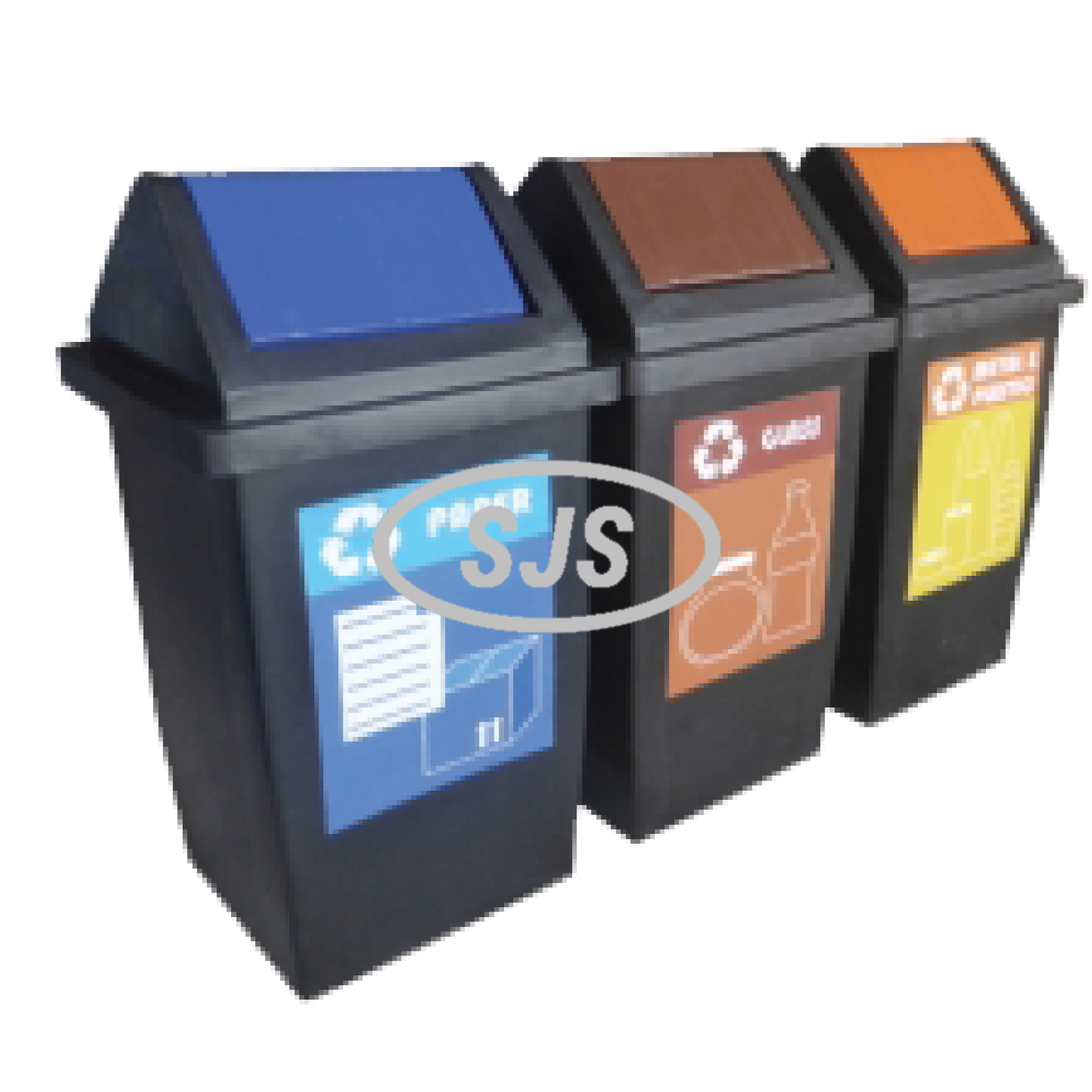 Shop 120L Flip Recycle Bin 3 in 1 % - Superior Janitorial Supplies Sdn ...
