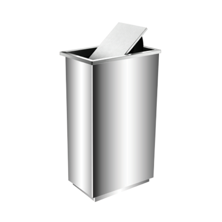Shop Stainless Steel Rectangular Bin c/w Flip top % - Superior ...