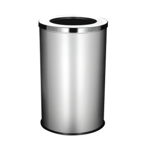 Shop Stainless Steel Round Bin c/w Open Top % - Superior Janitorial ...